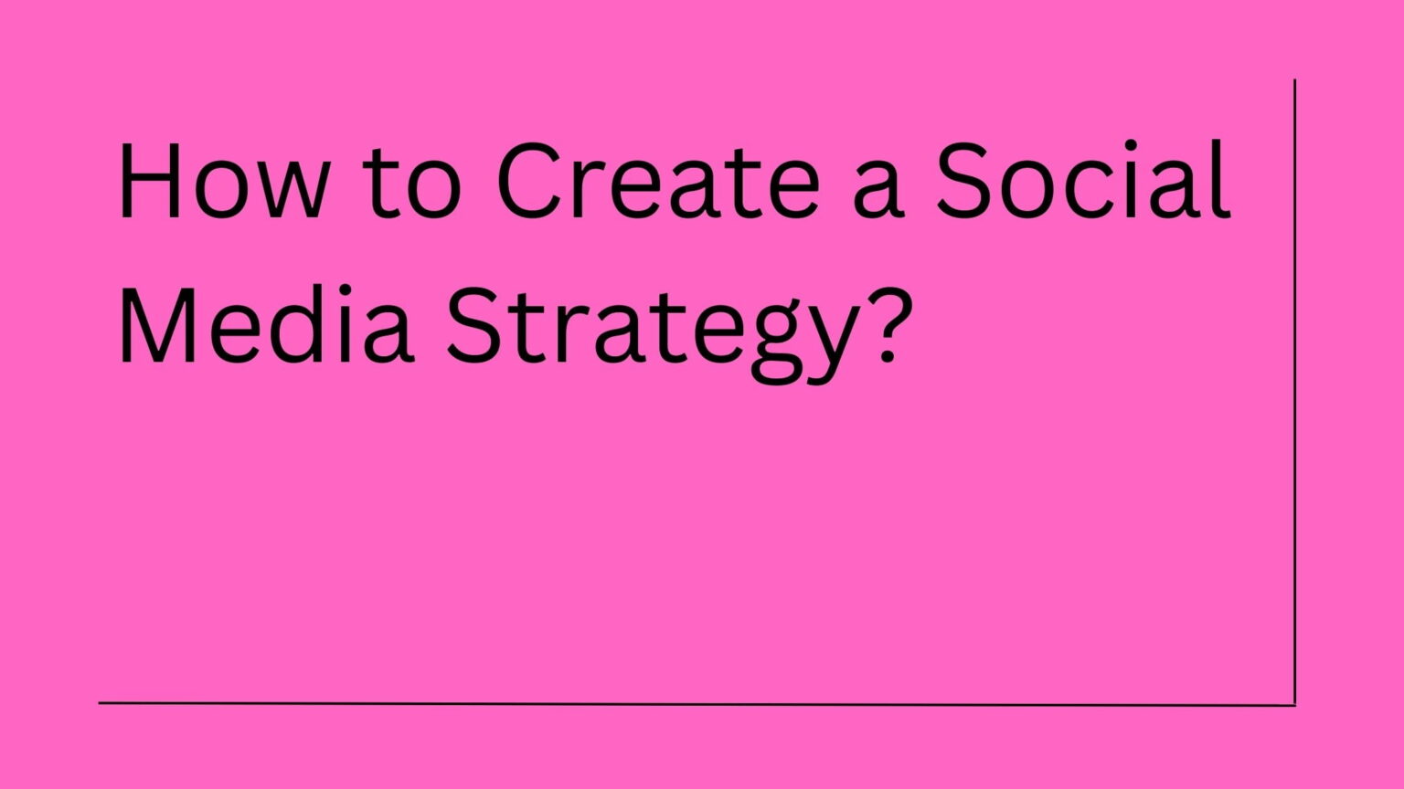 How to Create a Result-Driven Social Media Marketing Strategy?